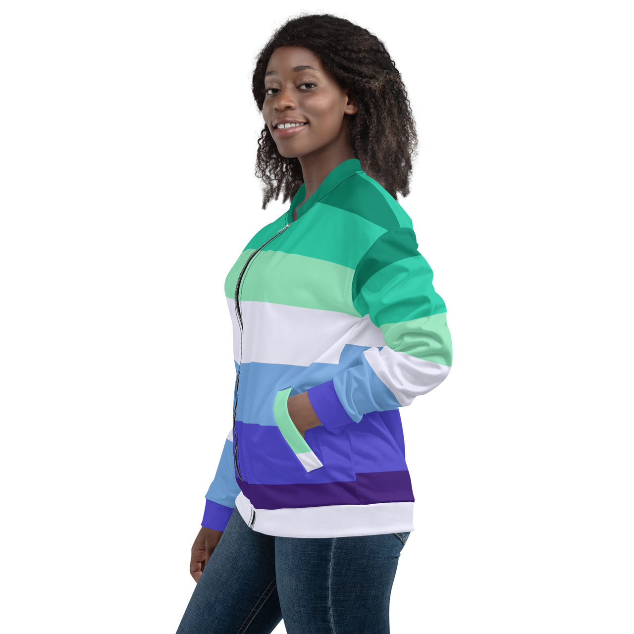 LGBTQ Pride FLags Unisex Bomber Jacket, Gay Pride Flag – SHAVA